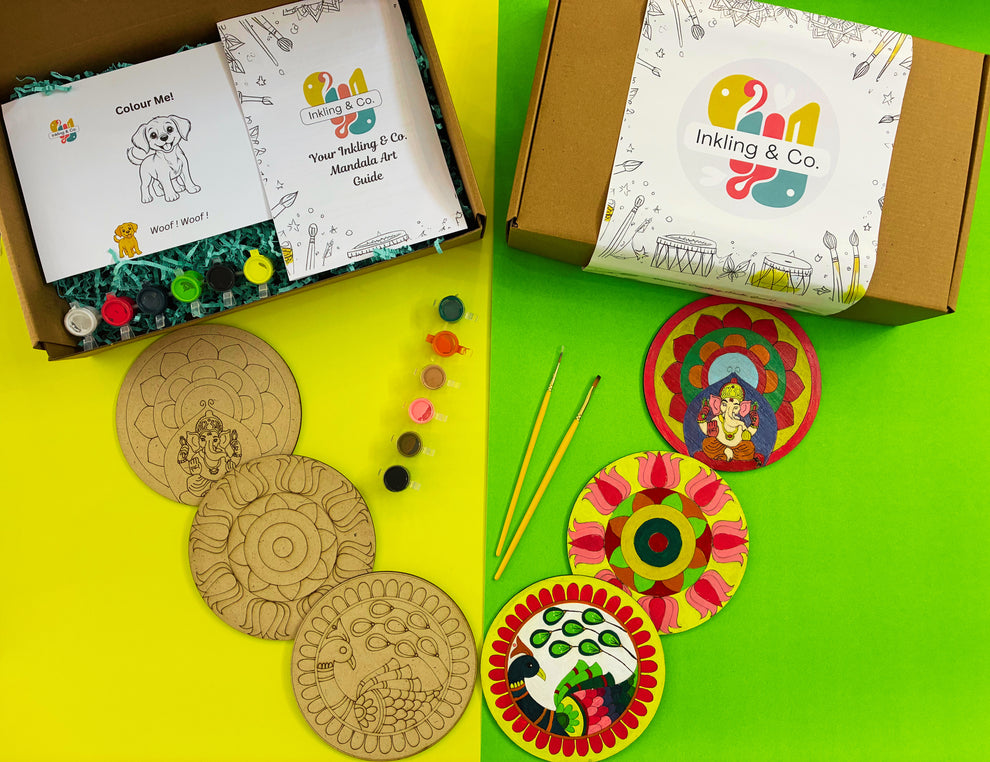 Mandala Trio — Meditative Art Kit – Inkling & Co